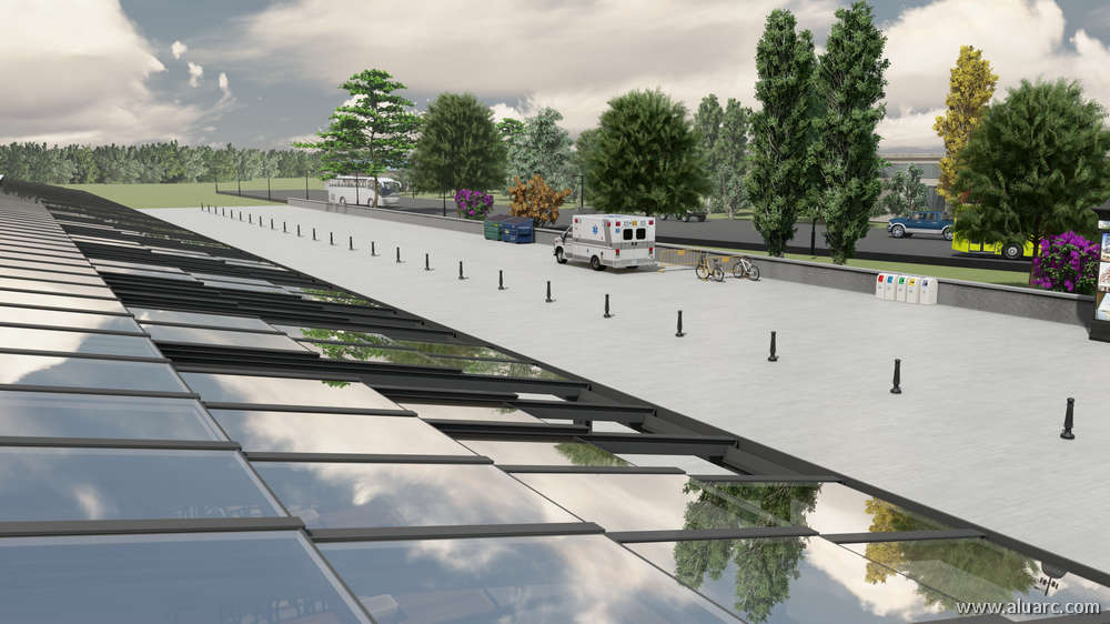 SLIRO – Automatic Sliding Roof System – Alu Arc – Gurkan Building Elements